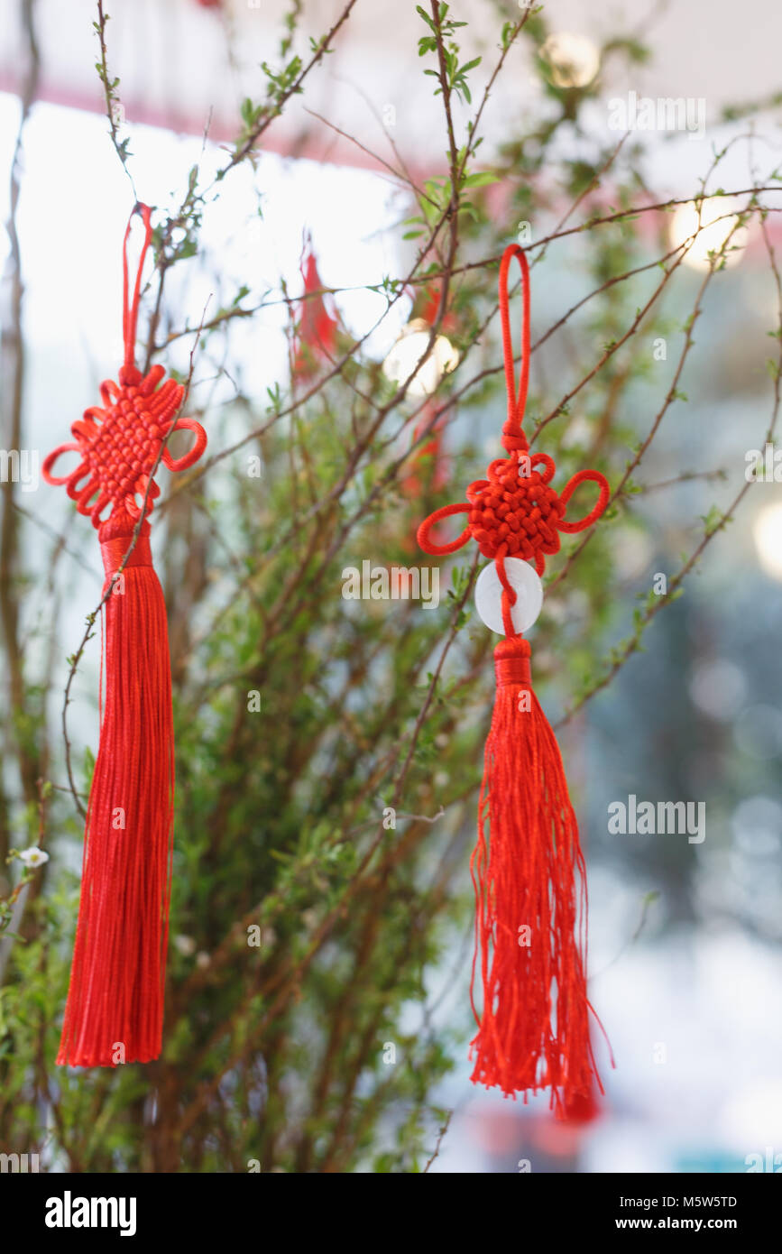 Chinese style flower arrangement Stock Photo - Alamy