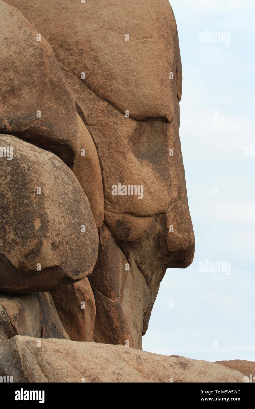 The Face; Split Rock Loop Trail Stock Photo - Alamy