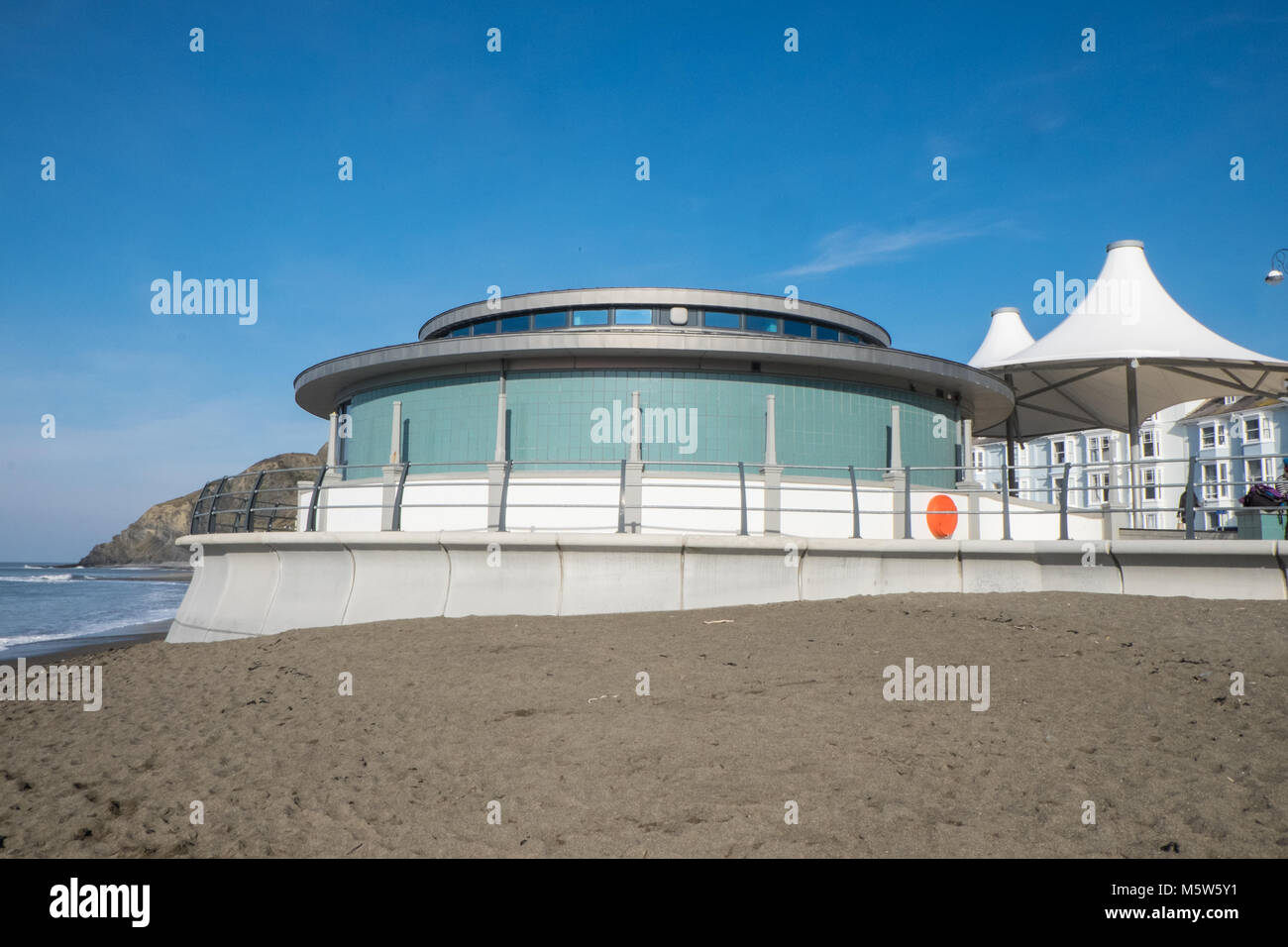 Aberystwyth bandstand construction hi-res stock photography and images ...