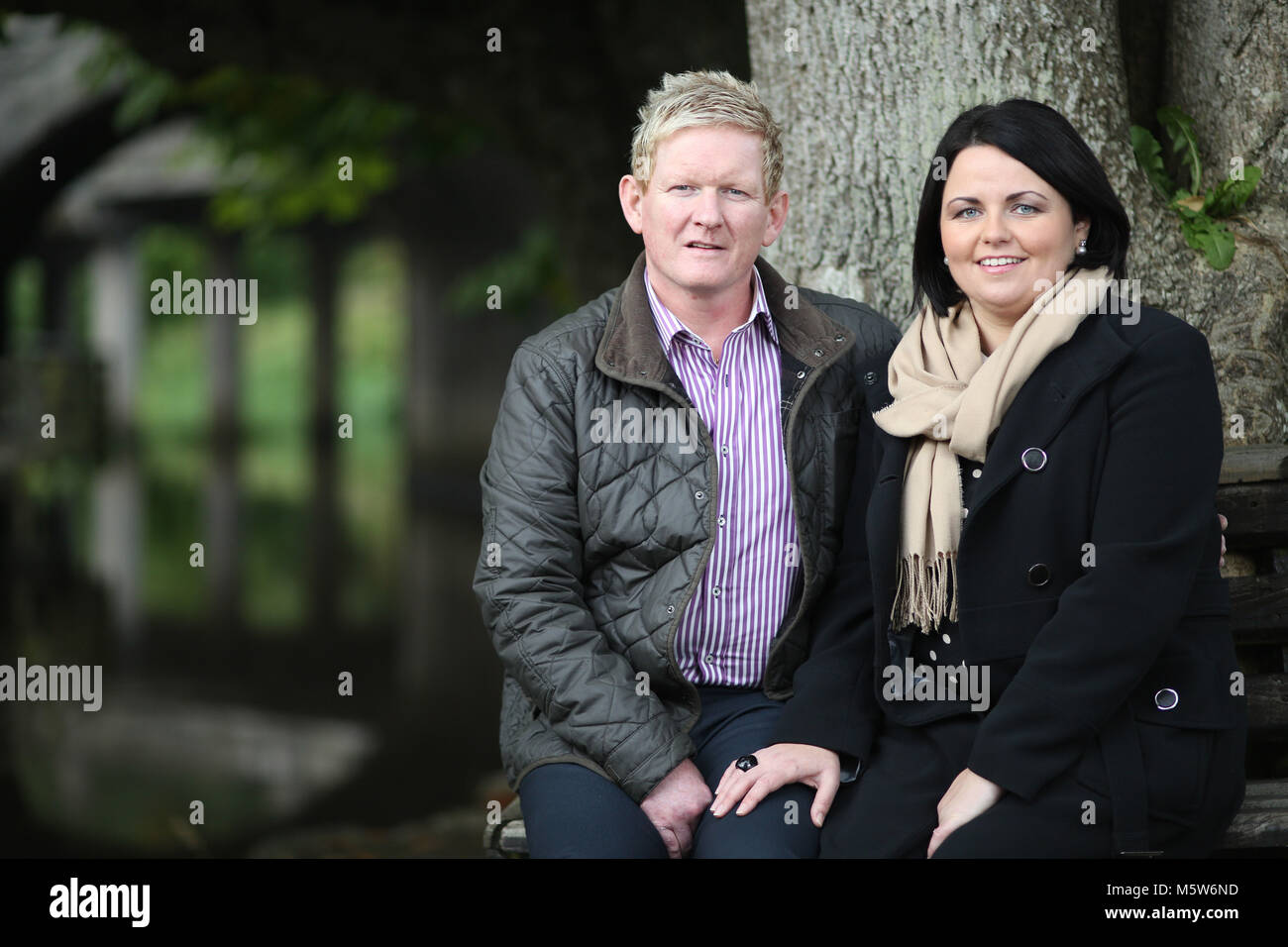Stephen Gault with his wife Sharon. Stephen was injured in the ...