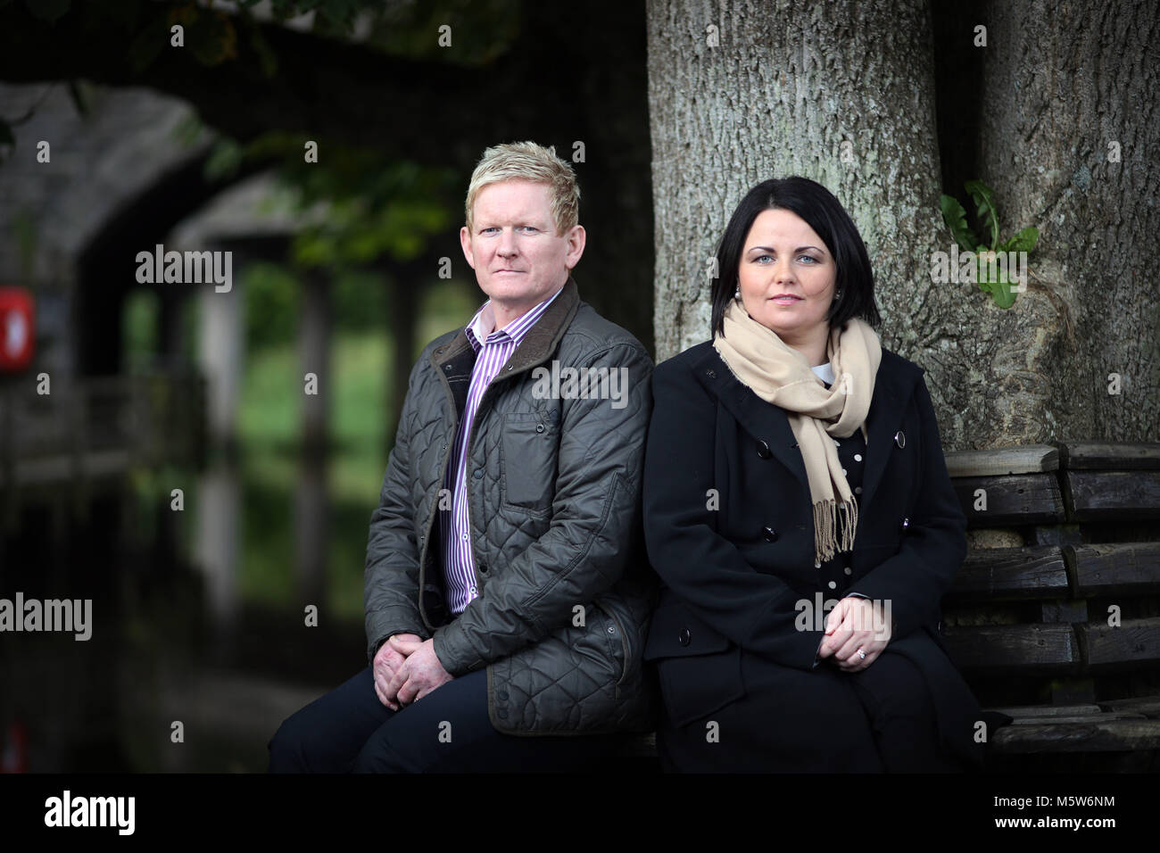 Stephen Gault with his wife Sharon. Stephen was injured in the ...