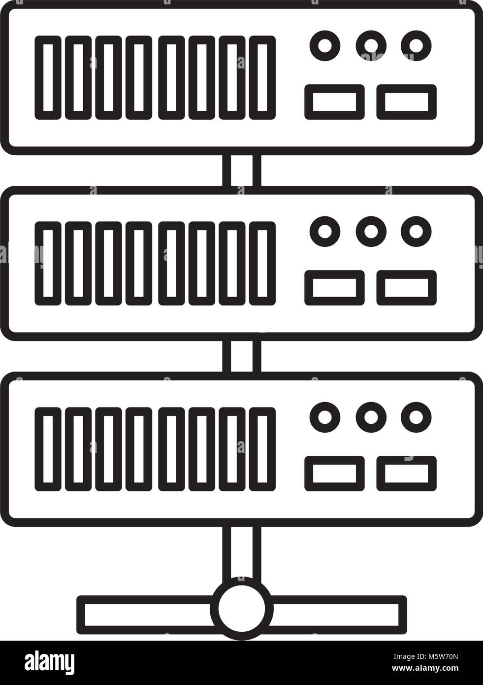 data center server icon vector illustration design Stock Vector Image ...