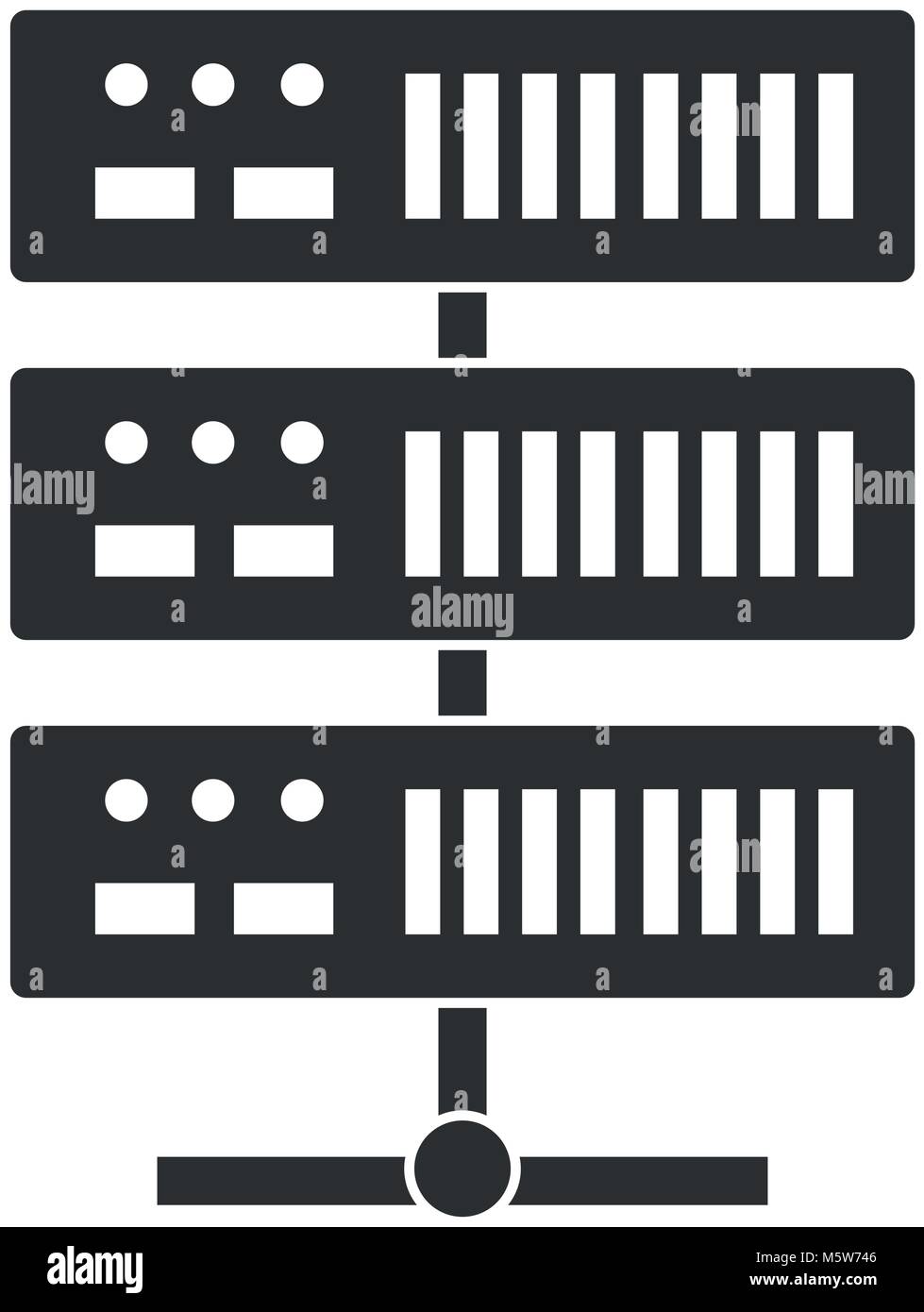 data center server icon vector illustration design Stock Vector Image ...