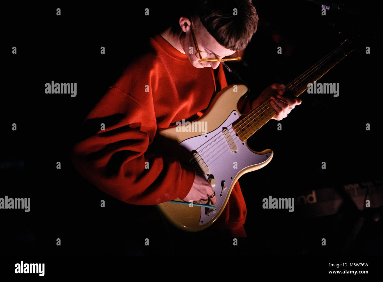 Denmark, Copenhagen - February 22, 2018. The American singer, musician ...