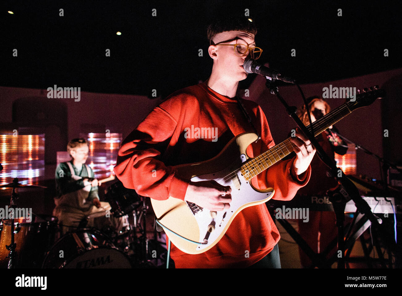 Denmark, Copenhagen - February 22, 2018. The American singer, musician ...