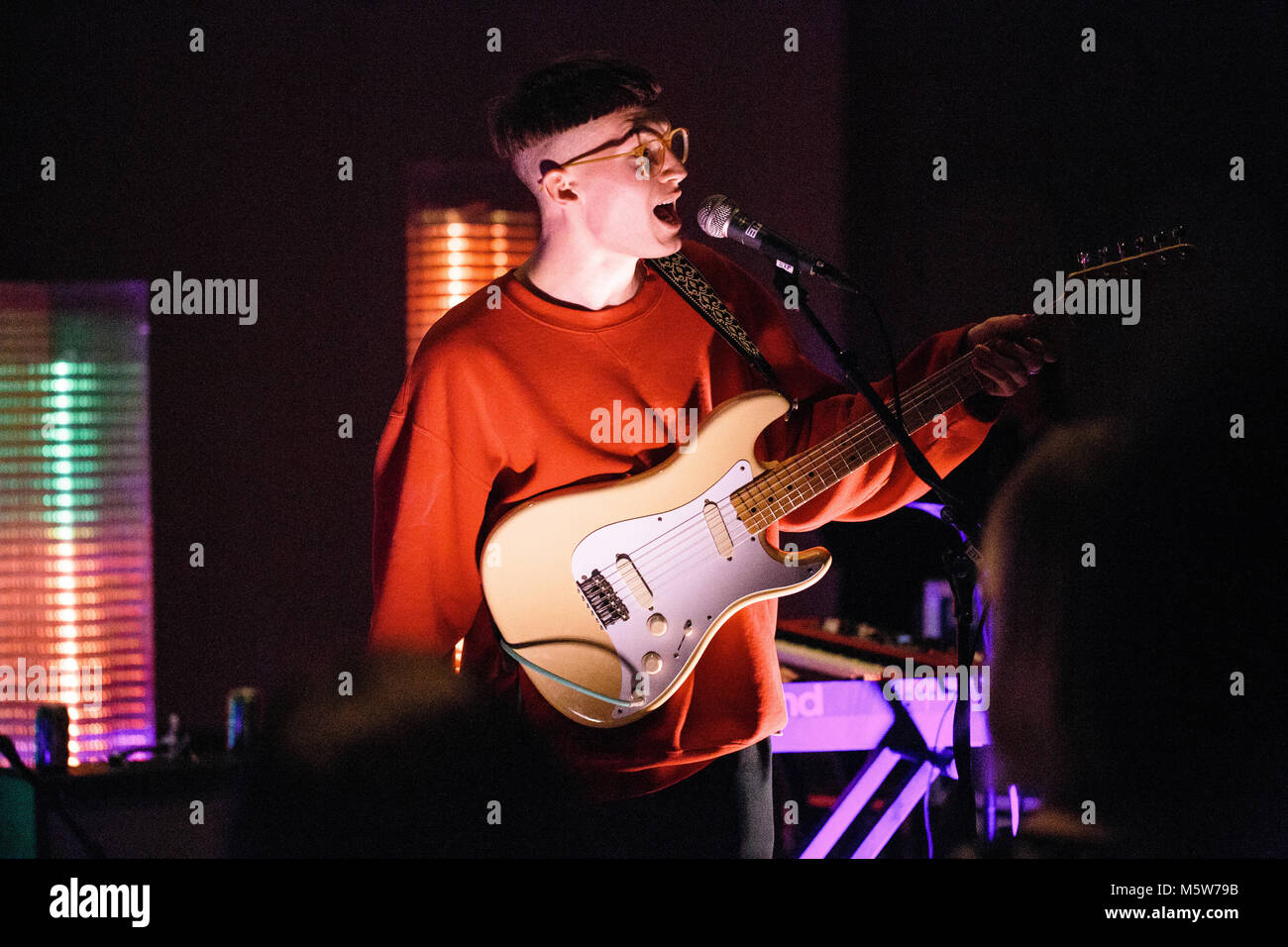 Denmark, Copenhagen - February 22, 2018. The American singer, musician ...