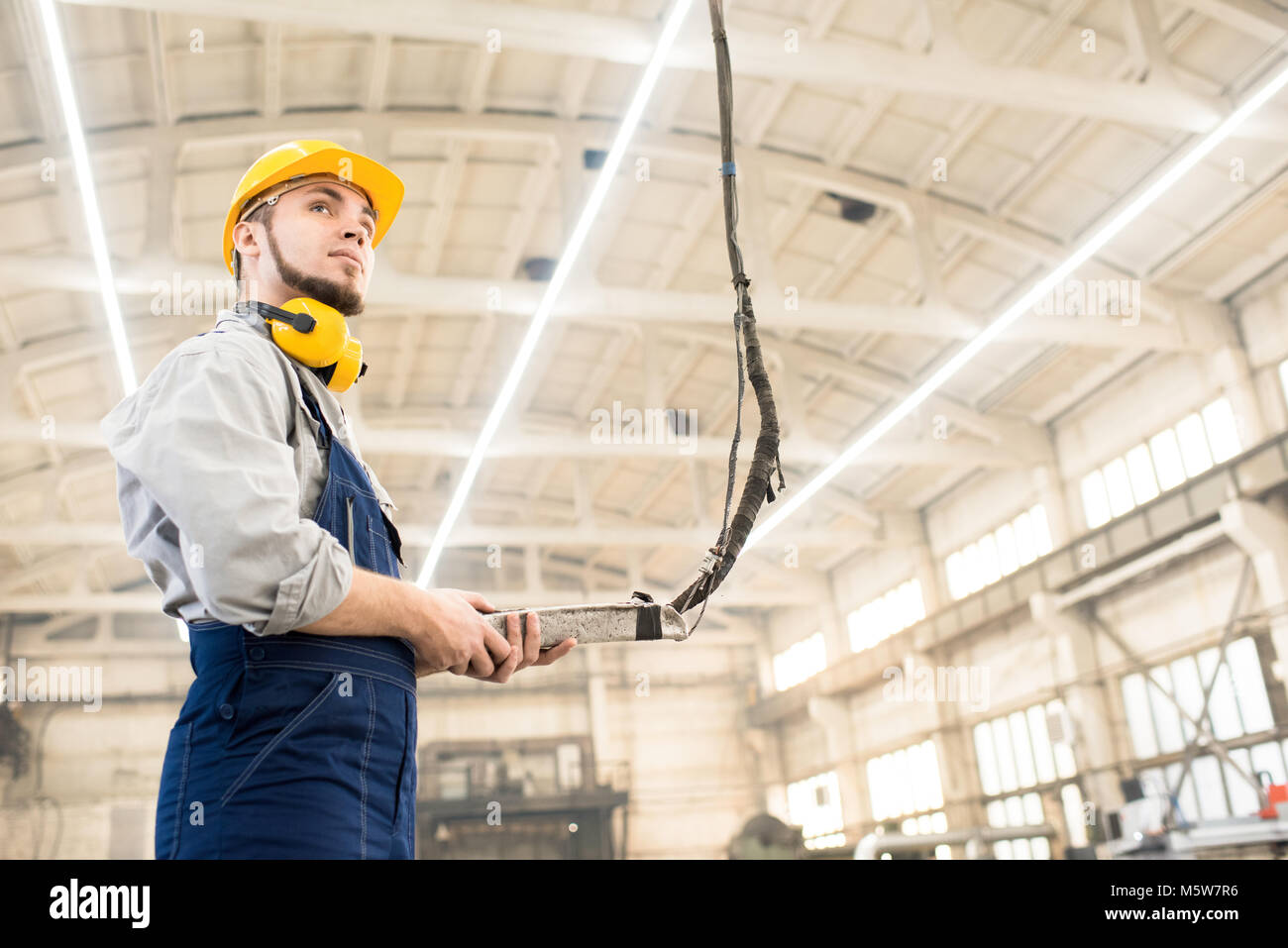 Bearded operator hi-res stock photography and images - Alamy