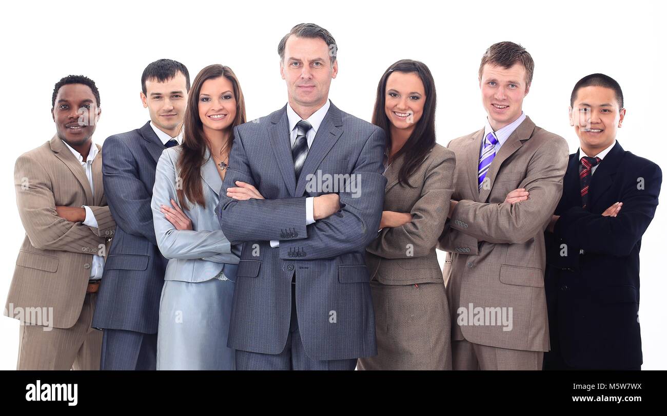 businessman and professional multinational business team Stock Photo ...