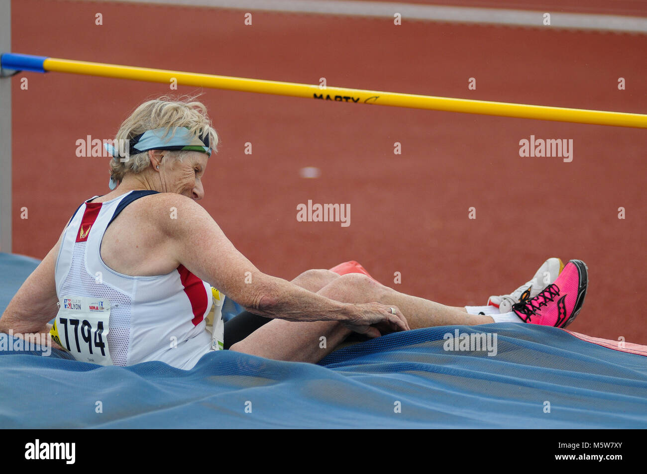 World Masters Athletics Championships, Female High Jump, Lyon, France ...