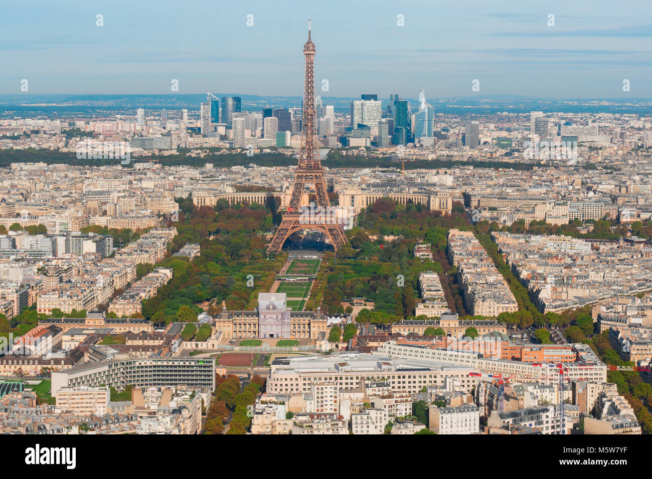 Eiffel Tower and Paris cityscape Stock Photo - Alamy