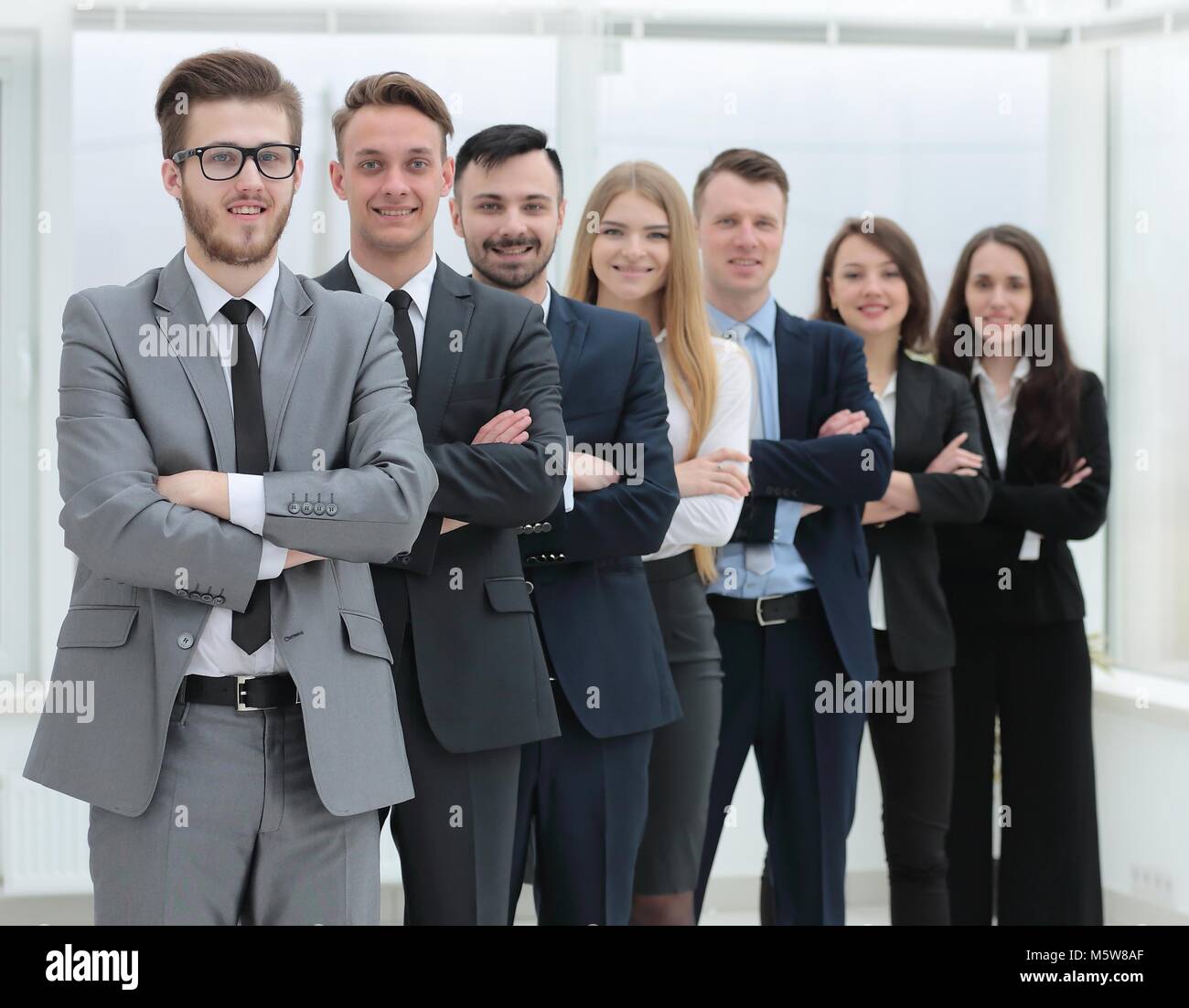 portrait of a professional team of specialists Stock Photo - Alamy