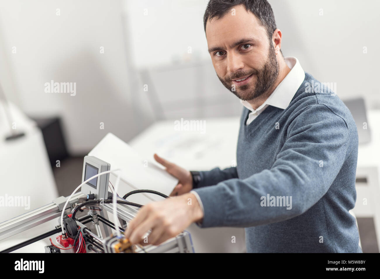 Setting up office printer hi-res stock photography and images - Alamy
