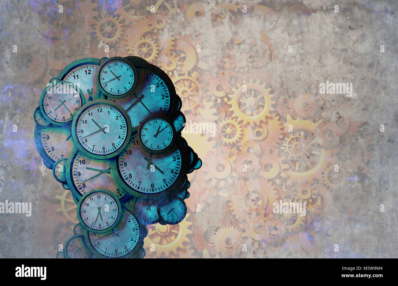 Abstract clock hi-res stock photography and images - Alamy