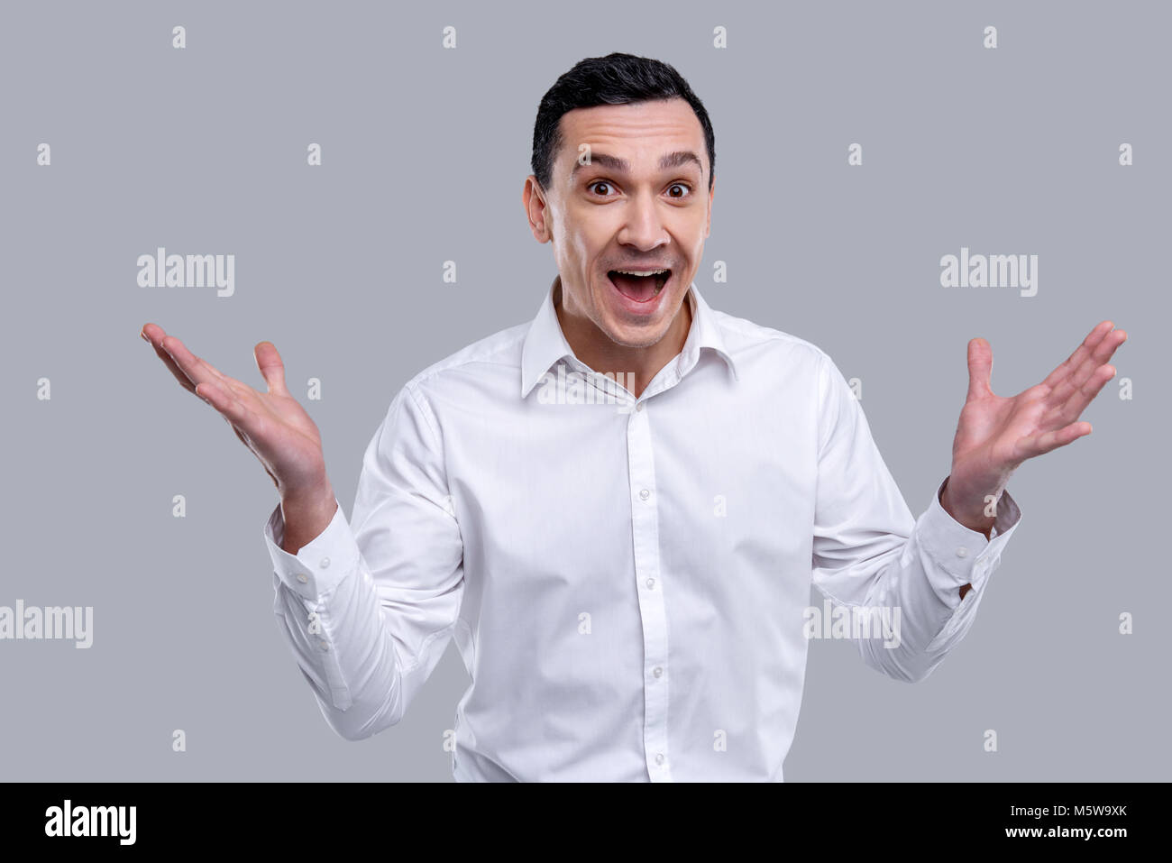 Man satisfied look on face hi-res stock photography and images - Alamy