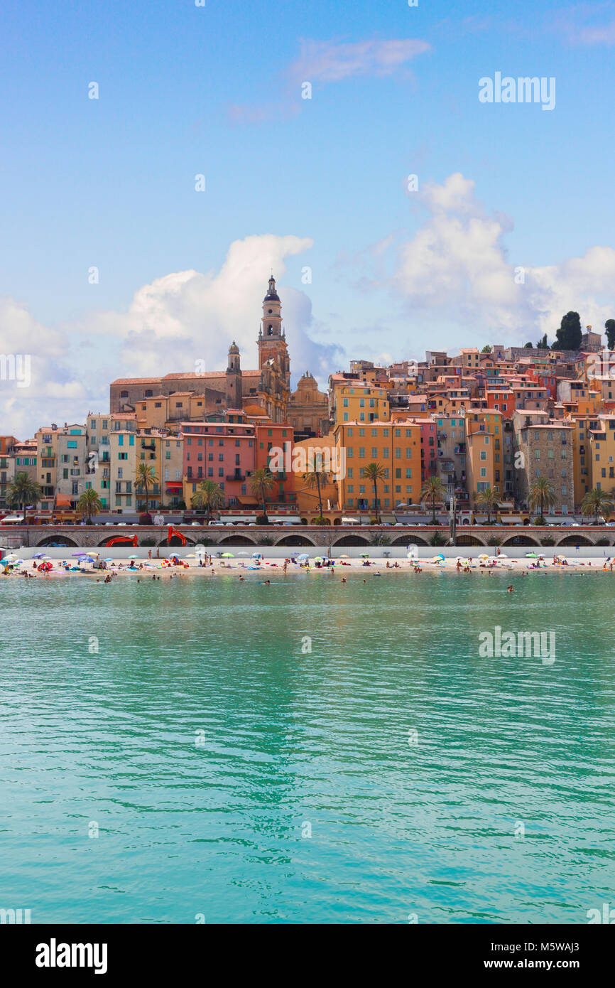 Menton town, France Stock Photo - Alamy