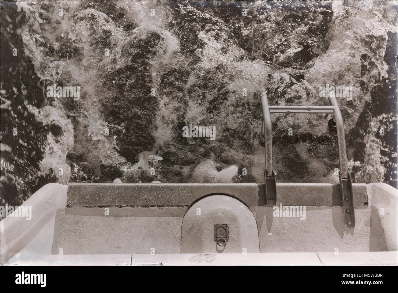 in australia ocean the rear of a catamaran yacht and sea Stock Photo ...