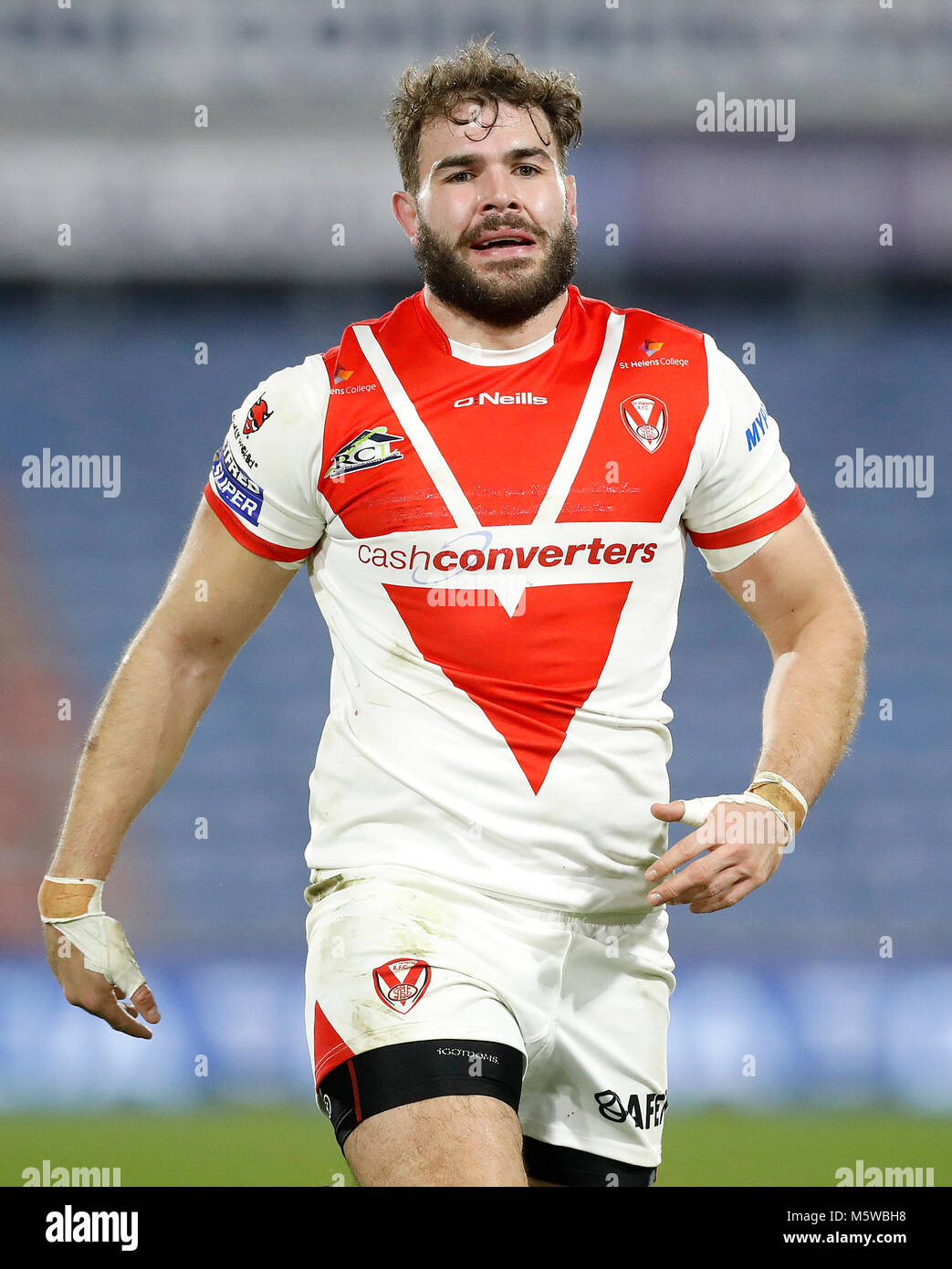 St Helens' Alex Walmsley in action against Huddersfield Giants', during ...