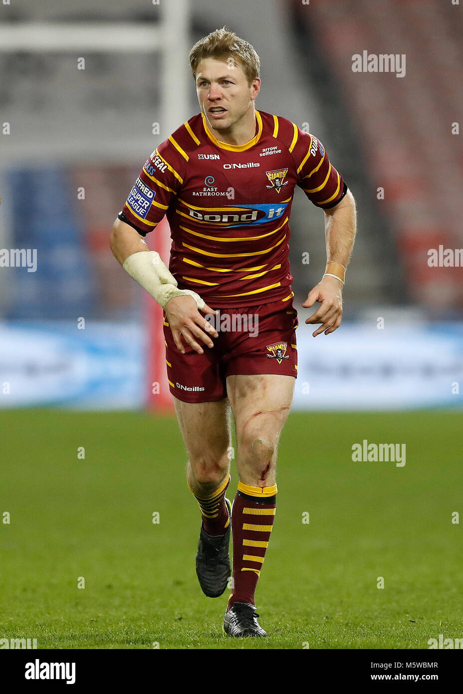 Huddersfield Giants' Ryan Hinchcliffe in action against St Helens ...