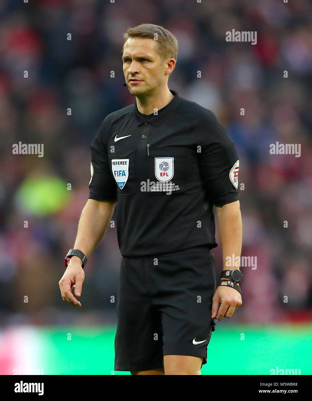 Referee Craig Pawson Stock Photo - Alamy