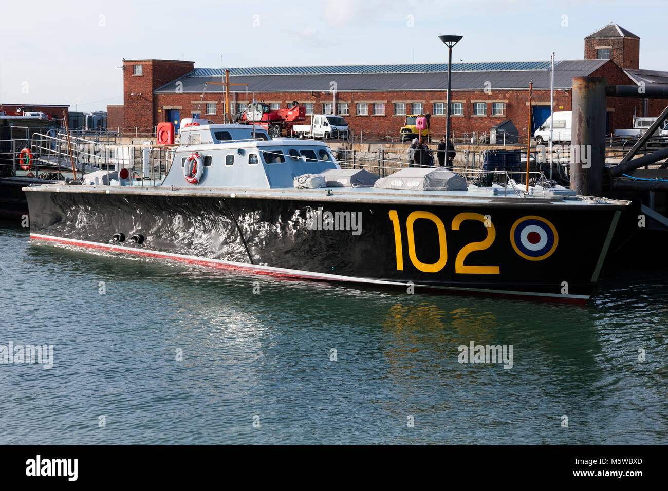 The HSL 102 / RAF High Speed Launch, boat, built 1936 by British Power ...