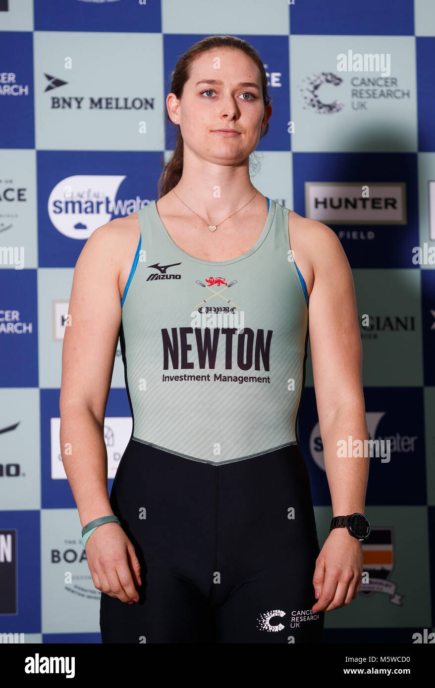 Cambridge women's Thea Zabell during the Boat Race crew announcement ...