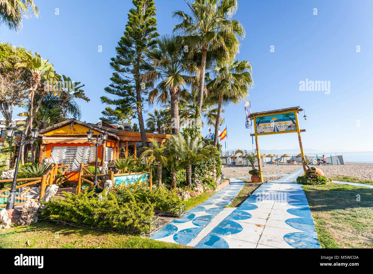 Spain costa del sol el bajondillo beach hi-res stock photography and ...