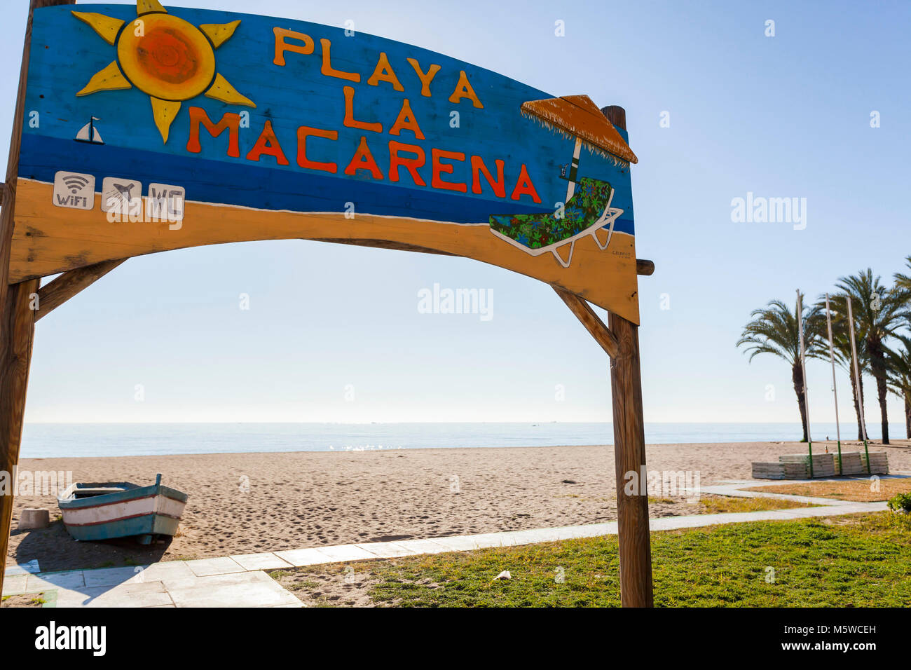 El bajondillo beach torremolinos costa hi-res stock photography and ...