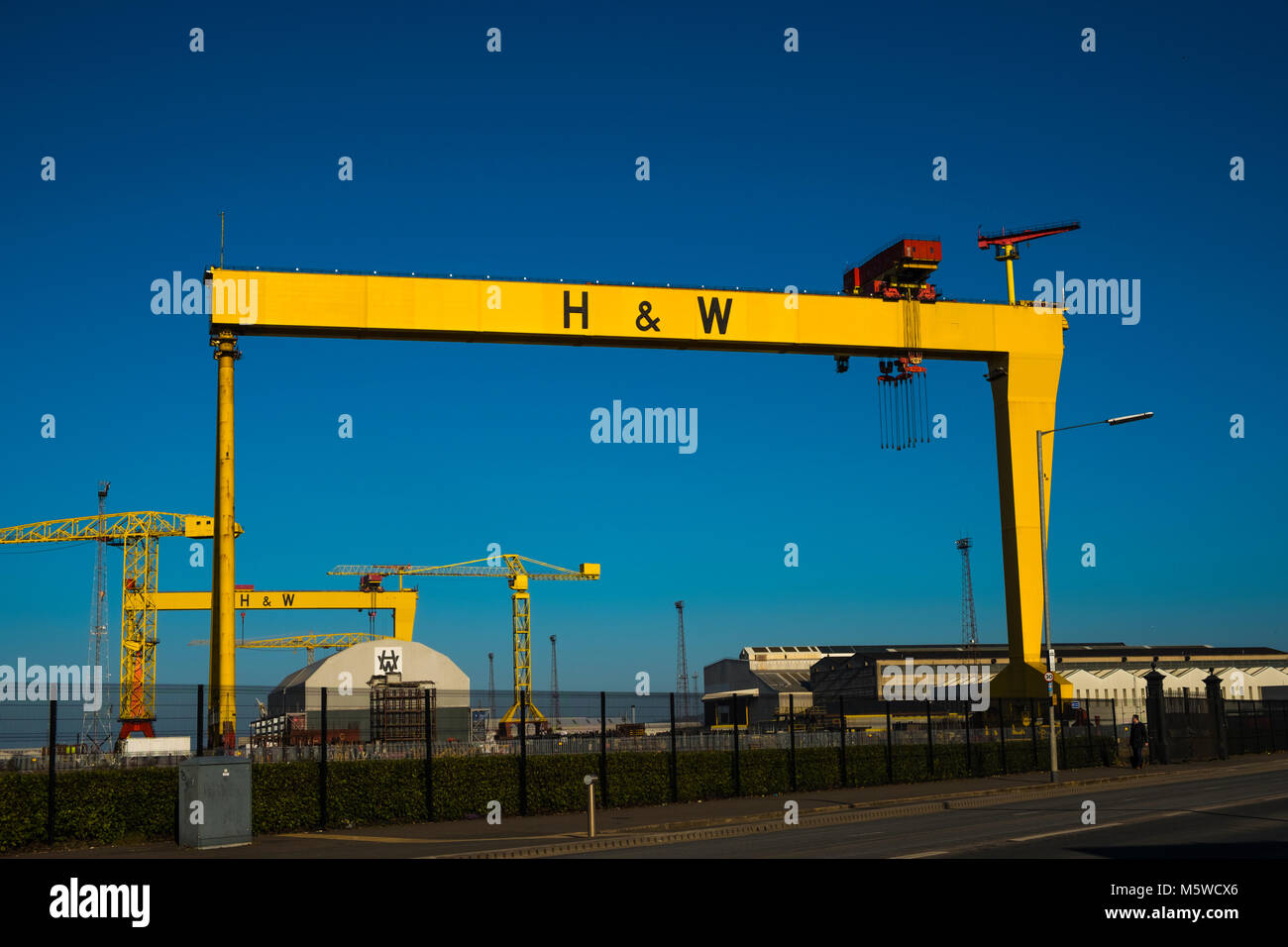 H&w cranes hi-res stock photography and images - Alamy