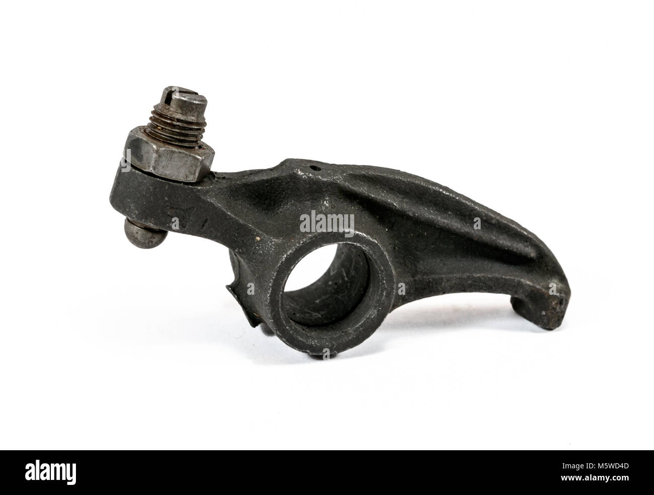 Antique vintage automotive adjustable valve train tappet rocker side ...