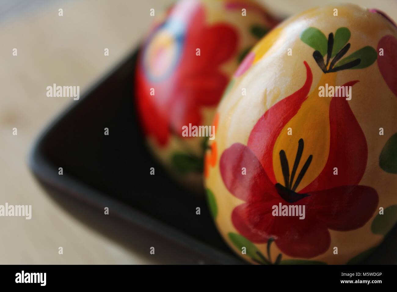 Beautiful and Colorful Hungarian Easter Eggs Stock Photo - Alamy
