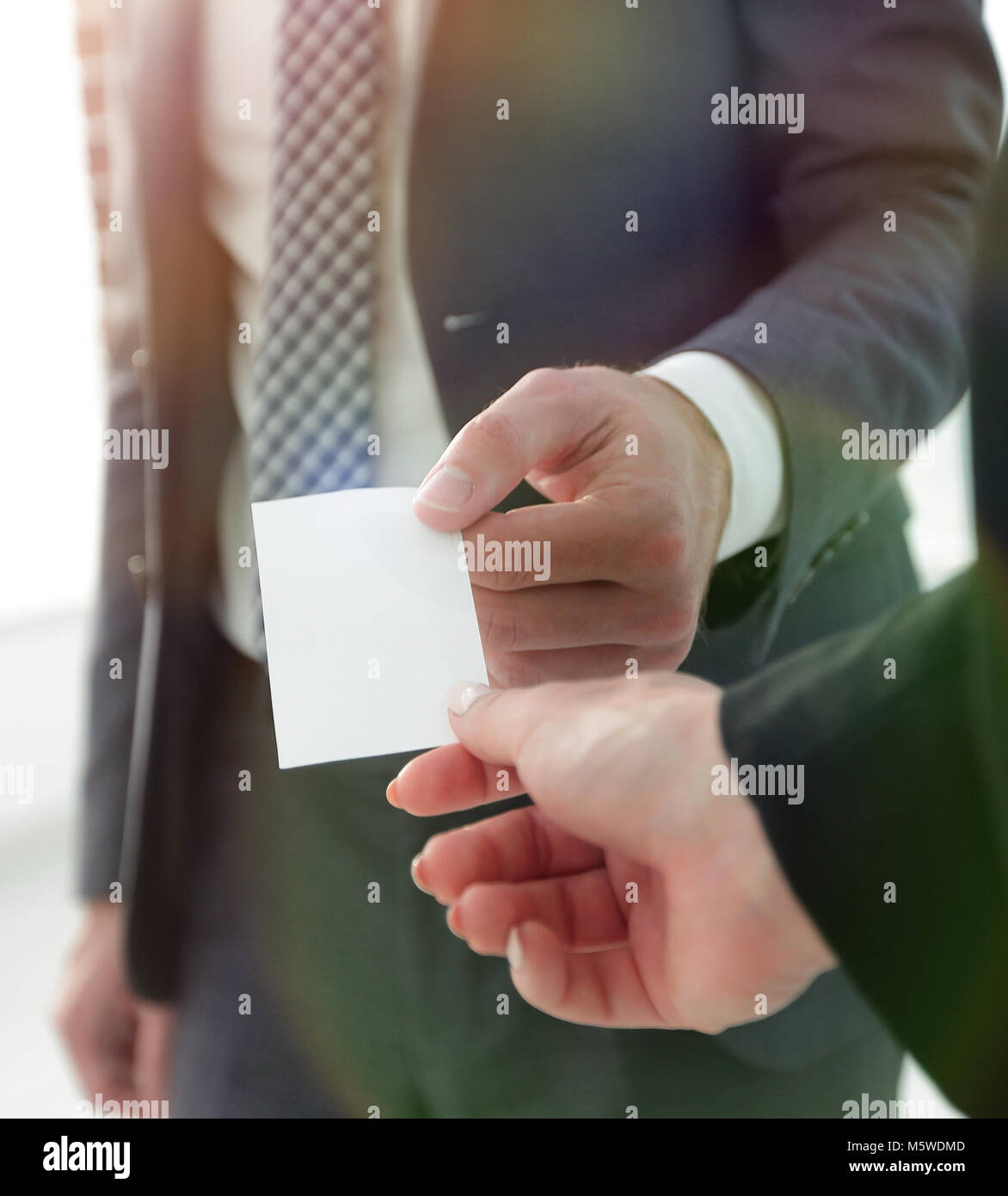 Exchange business card first hi-res stock photography and images - Alamy