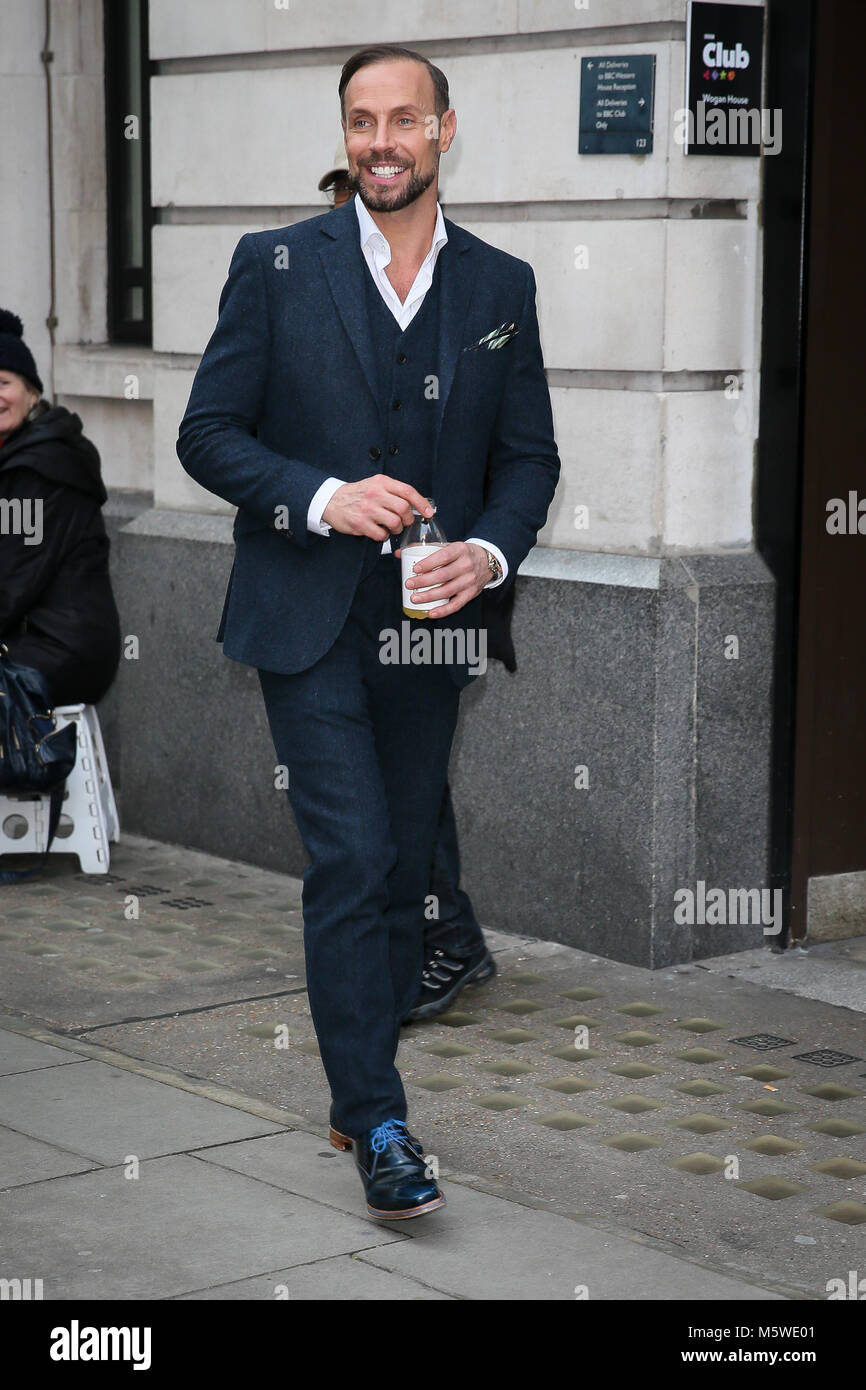 Dancing On Ice Judge Jason Gardiner seen leaving BBC Radio Two Studios ...