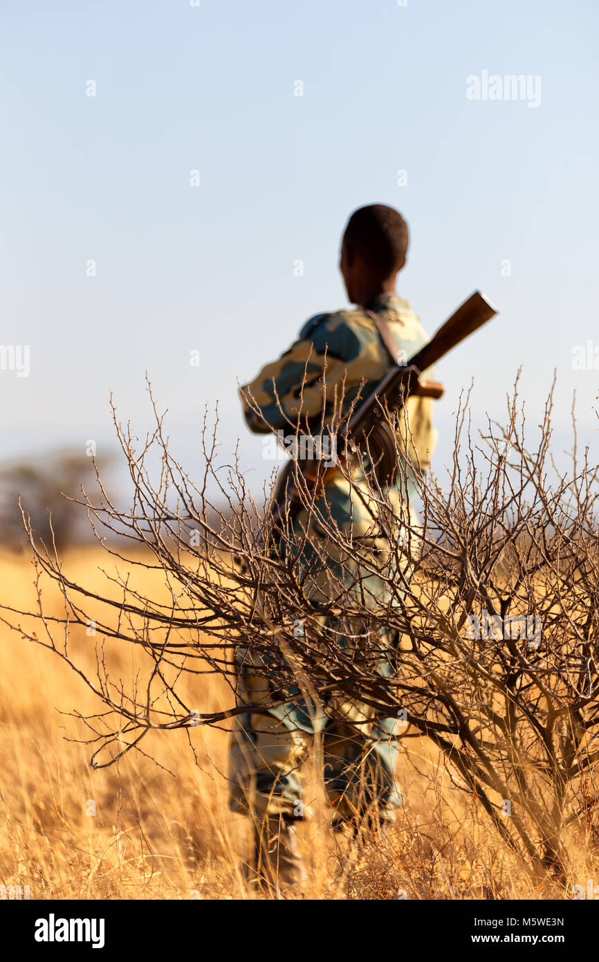 blurred africa in the land of ethiopia a black soldier and his gun ...