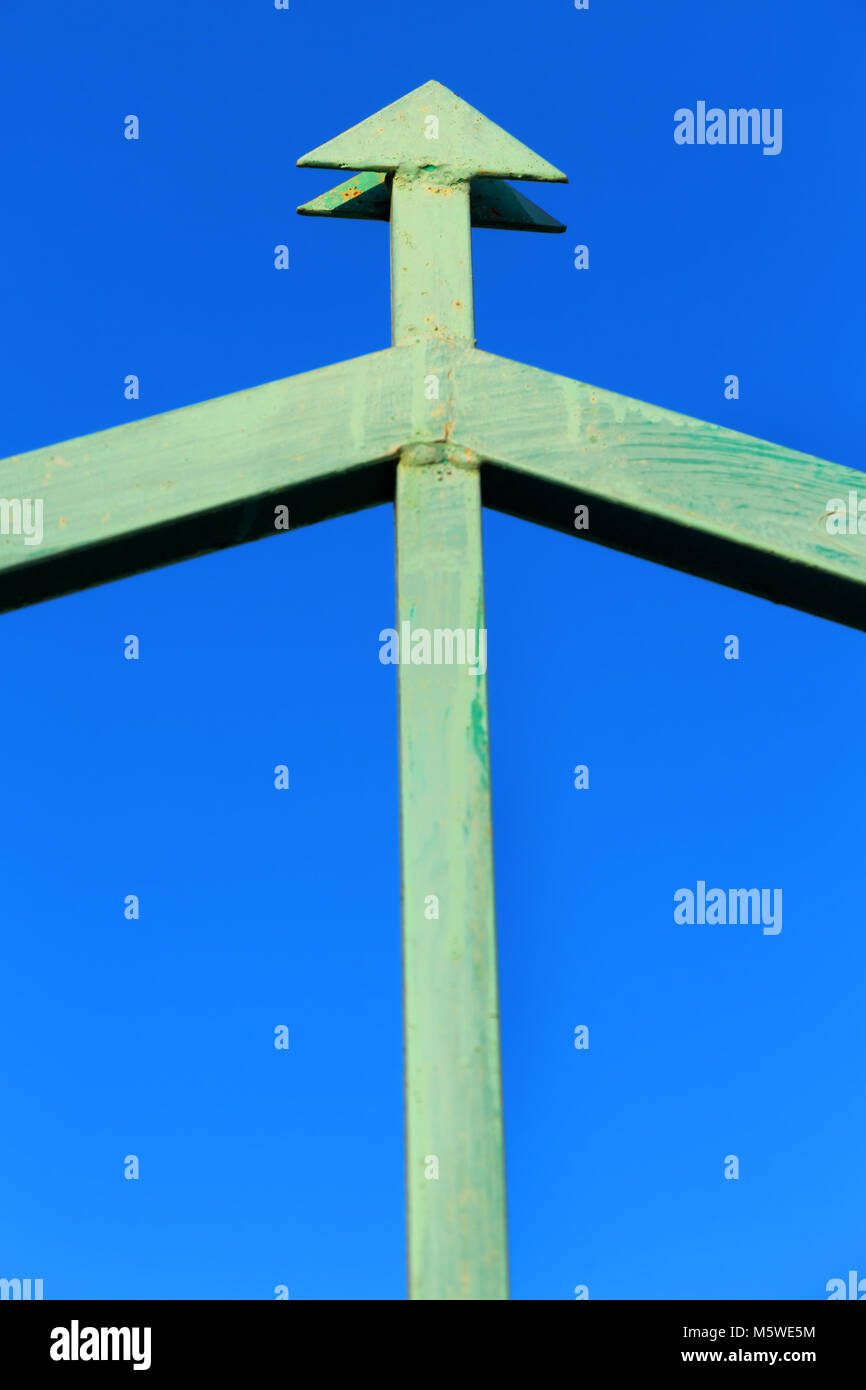 blurred abstract background texture of iron arrow barrier like concept ...