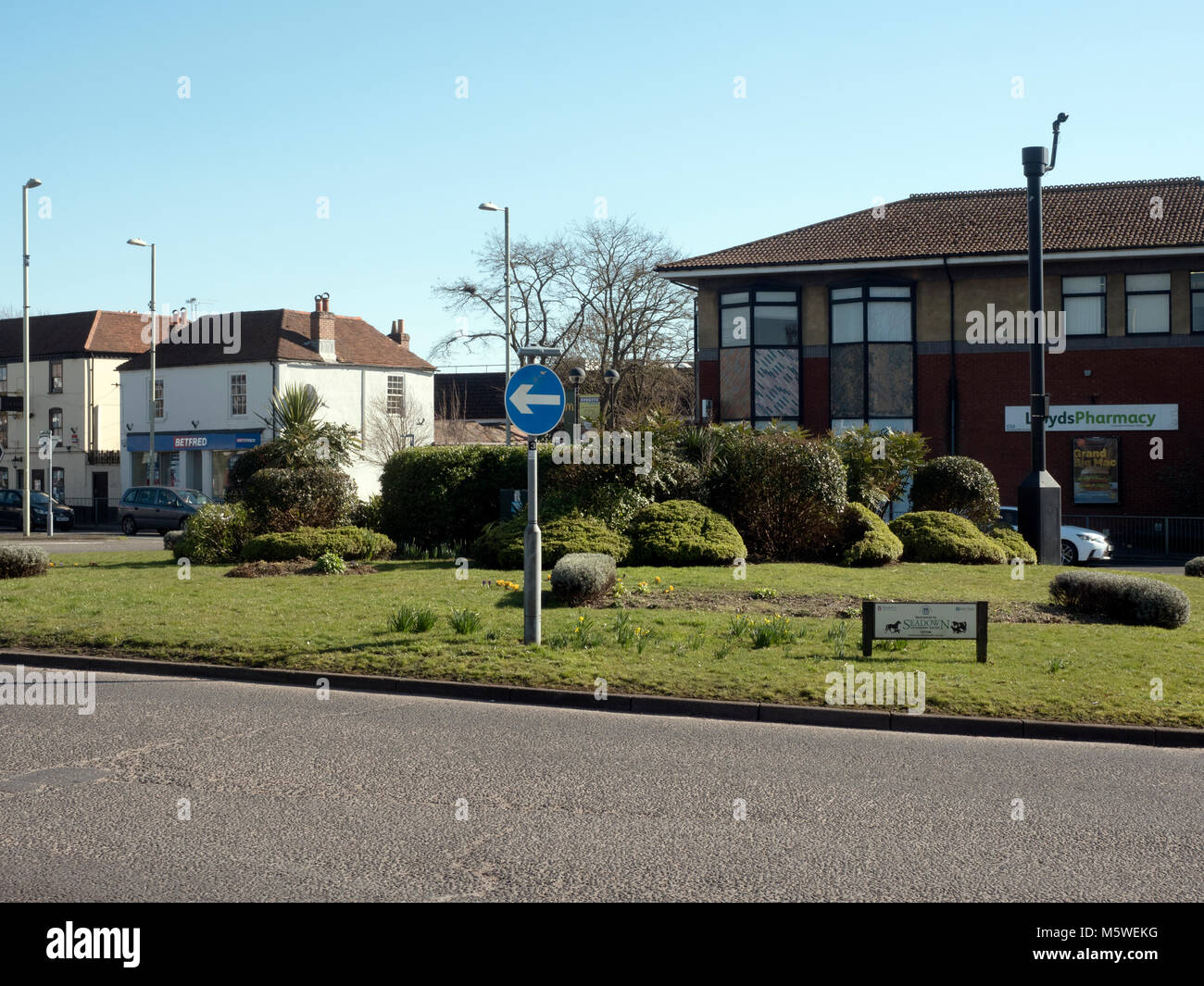 Roundabout junctions hi-res stock photography and images - Alamy