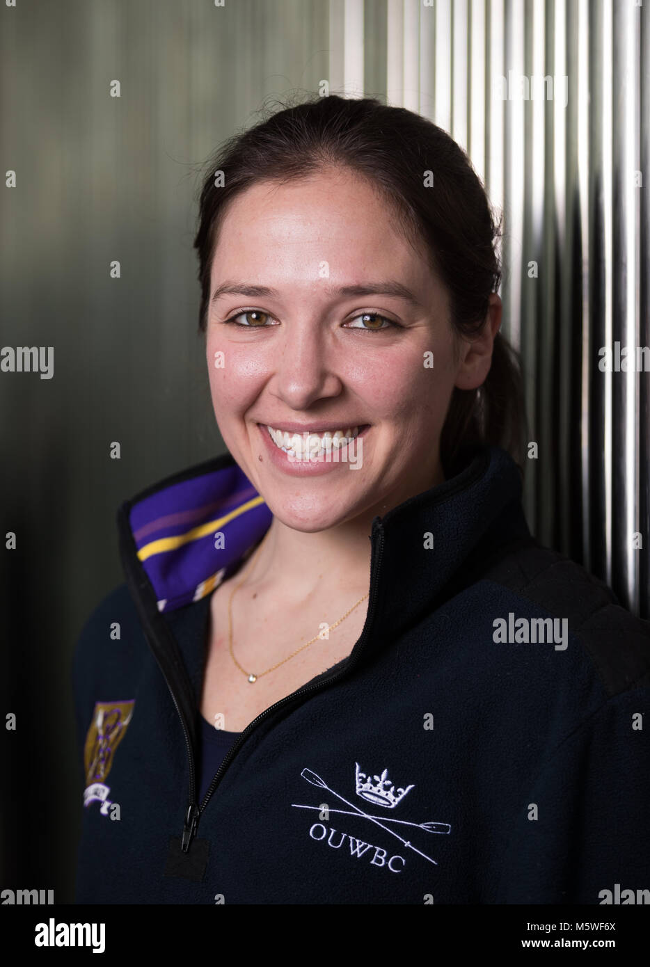 Oxford Women's Sara Kushma during the Boat Race crew announcement and ...