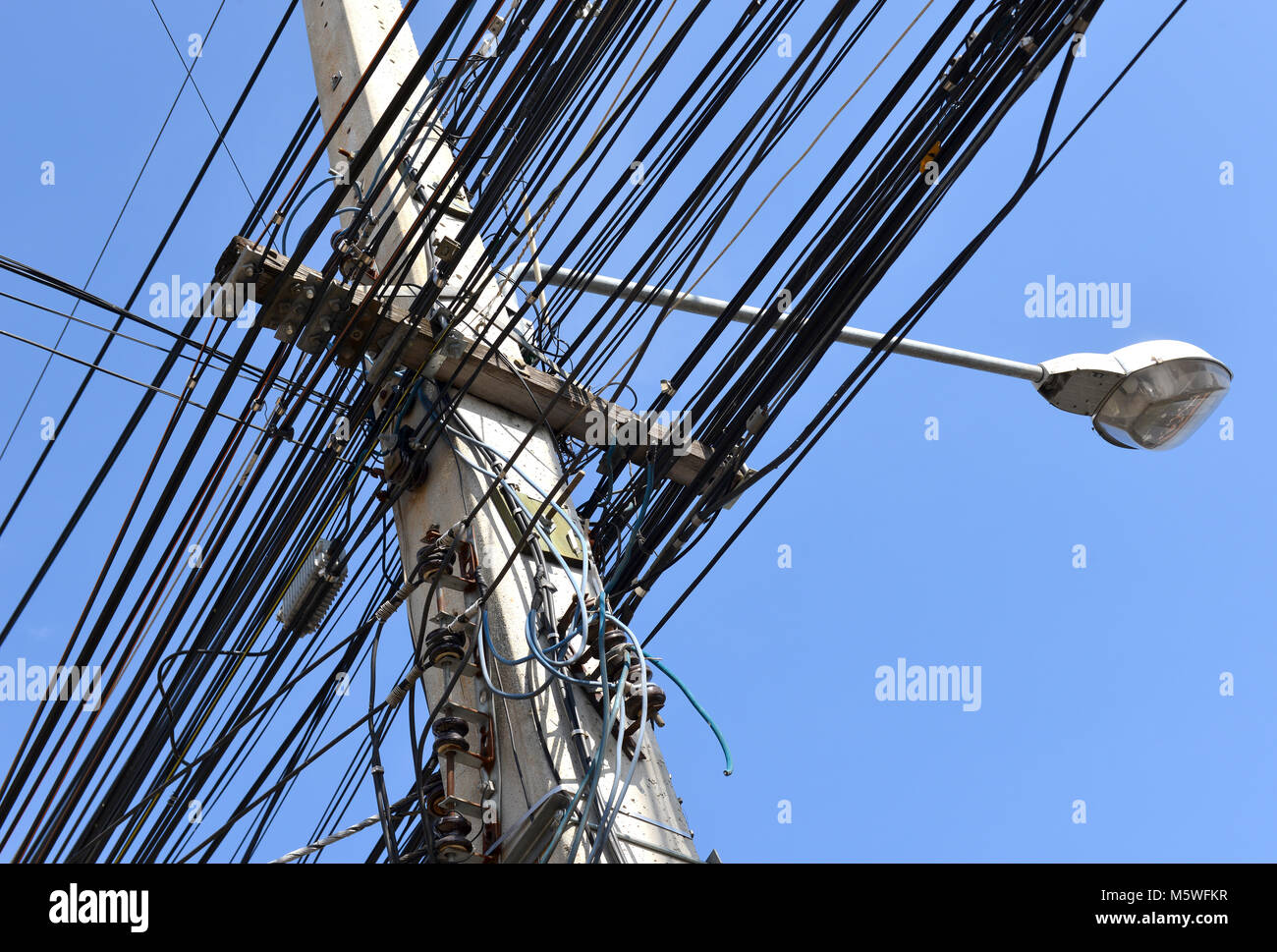 Old electricity post hi-res stock photography and images - Alamy