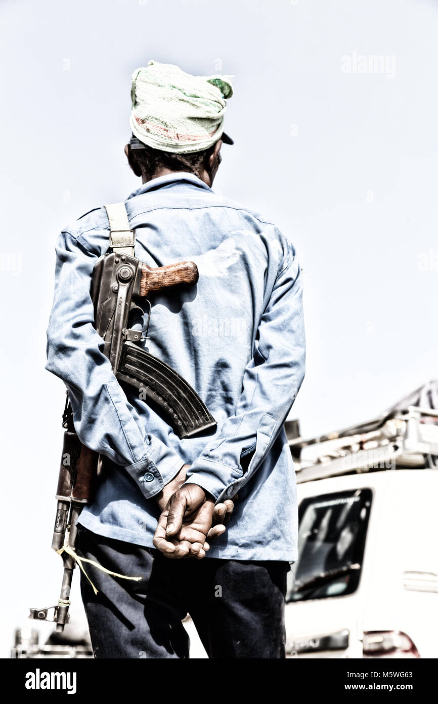 Ethiopia border guard hi-res stock photography and images - Alamy
