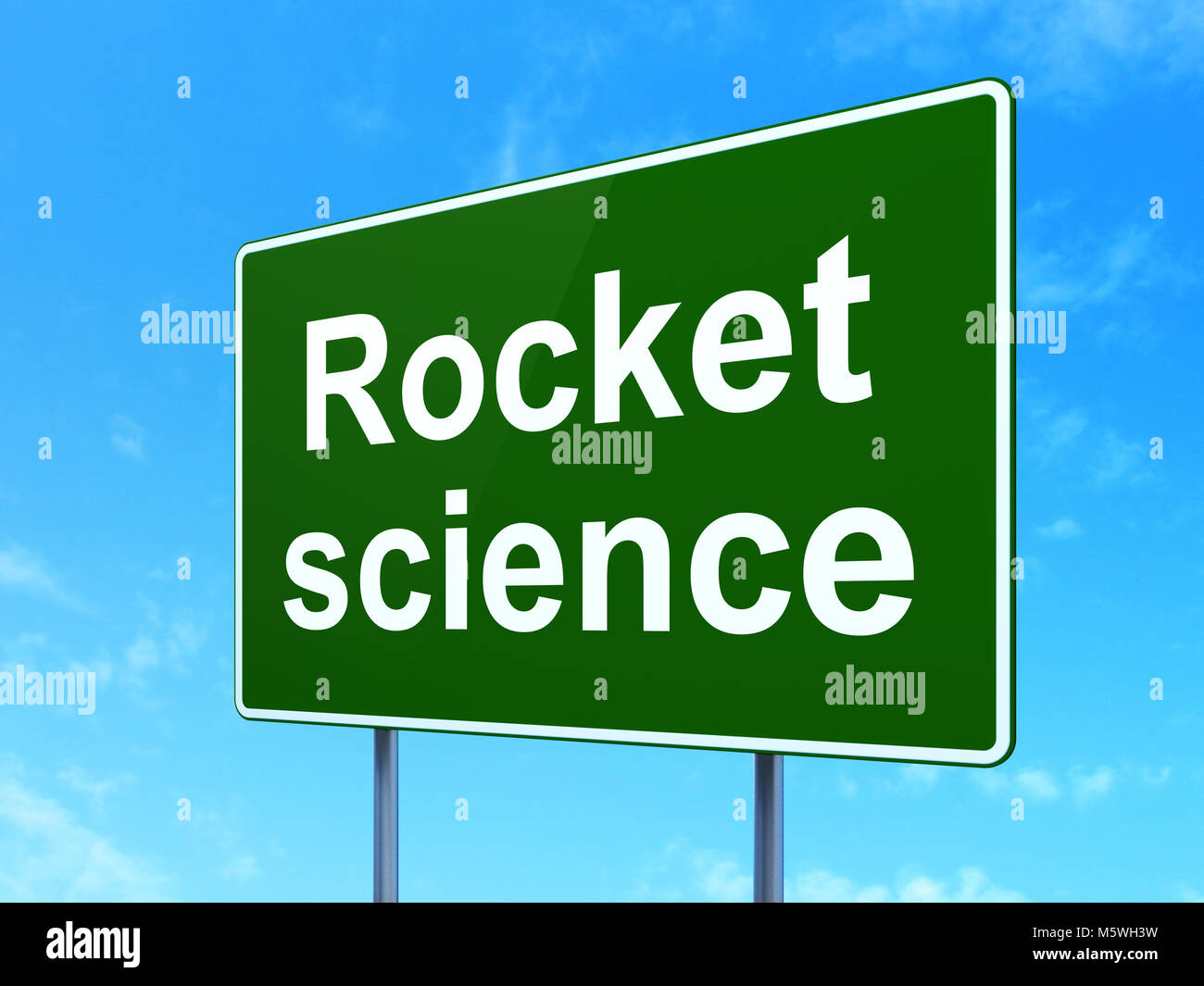 Science concept: Rocket Science on road sign background Stock Photo - Alamy