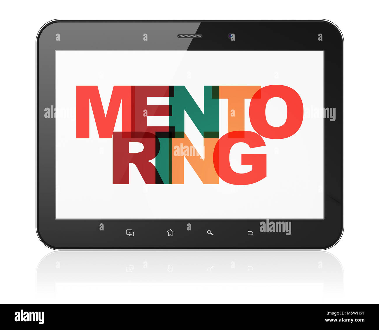 Digital online training mentoring Cut Out Stock Images & Pictures - Alamy