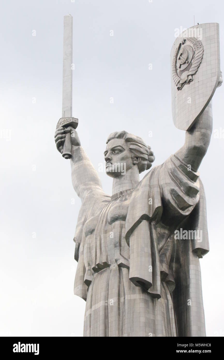 Victory Monument Kiew Stock Photo - Alamy