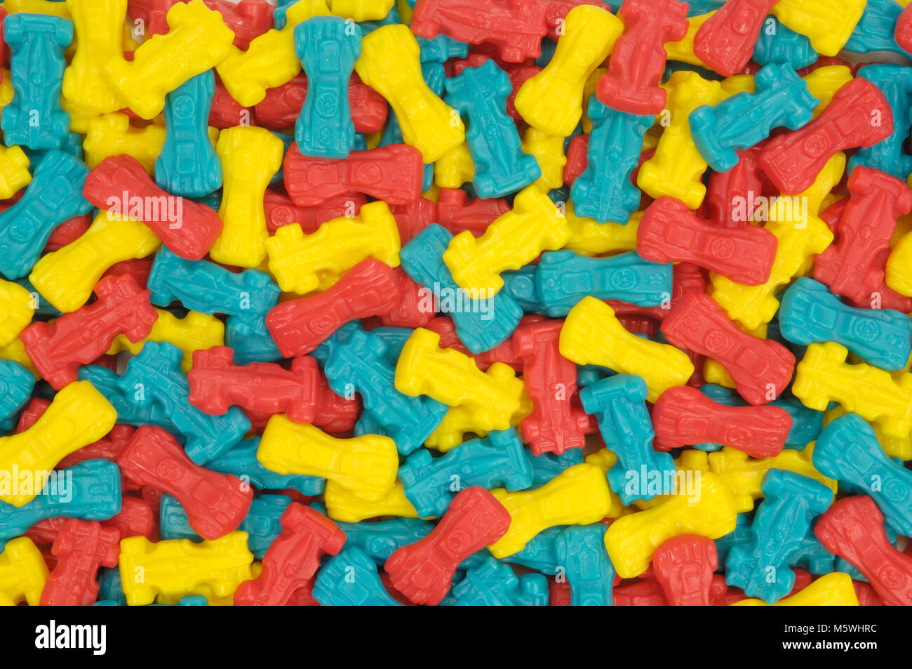 Gummy Candy car Colorful Background Stock Photo - Alamy