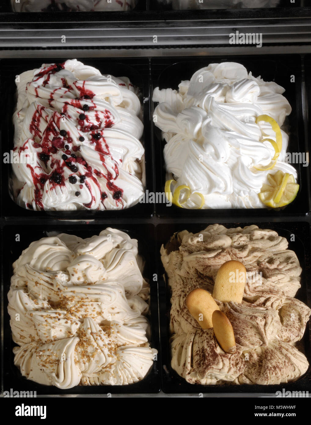 collection of ice crean Stock Photo - Alamy