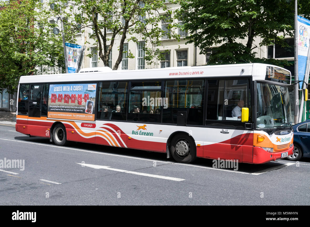 A Cork local bus service, Southern Ireland Stock Photo - Alamy