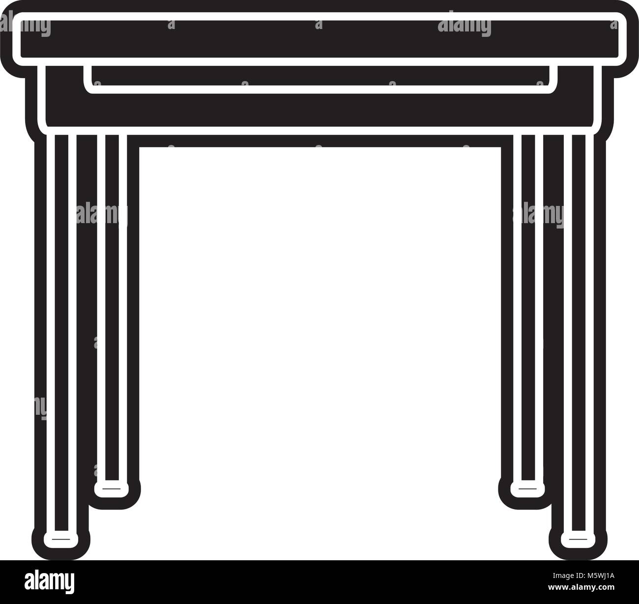 Table of school education and lesson theme Isolated design Vector ...