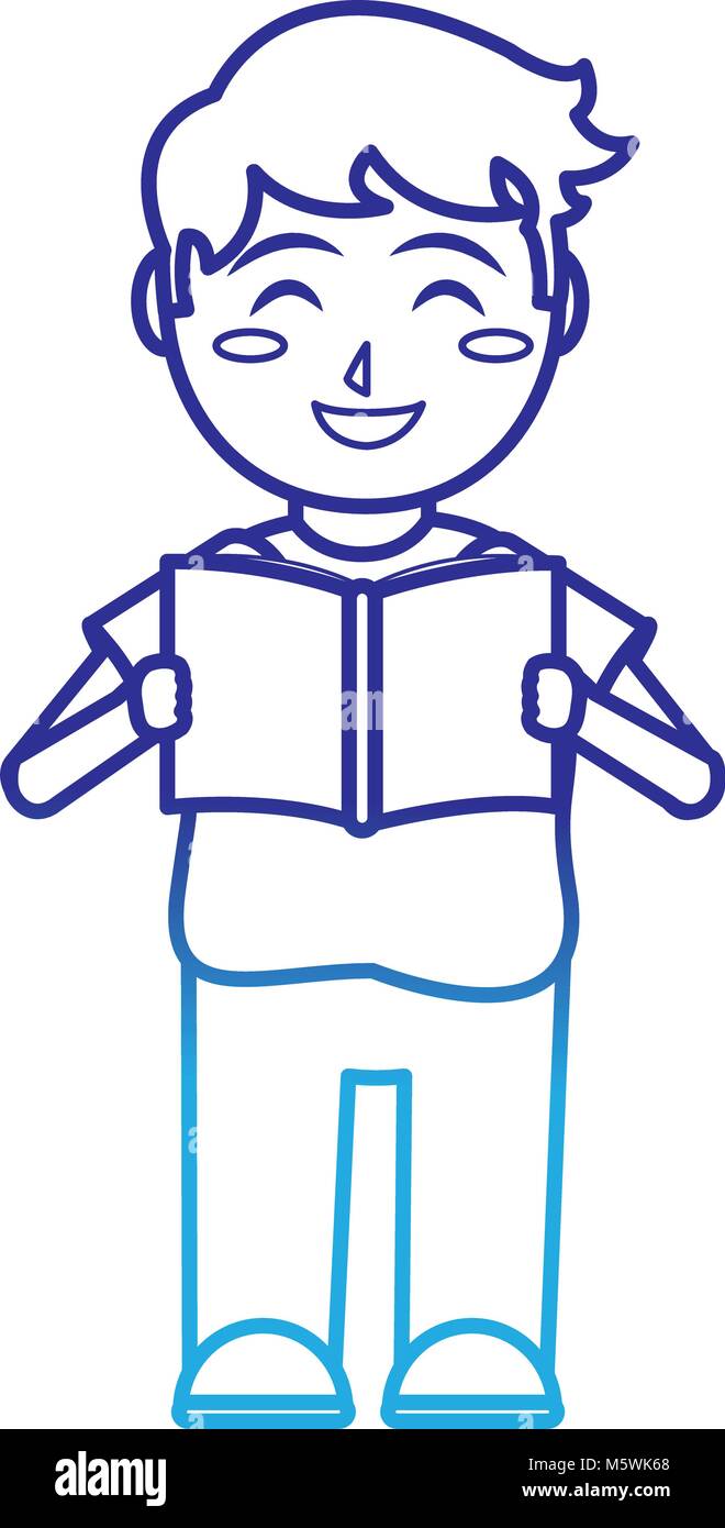 Boy and book design Stock Vector Image & Art - Alamy