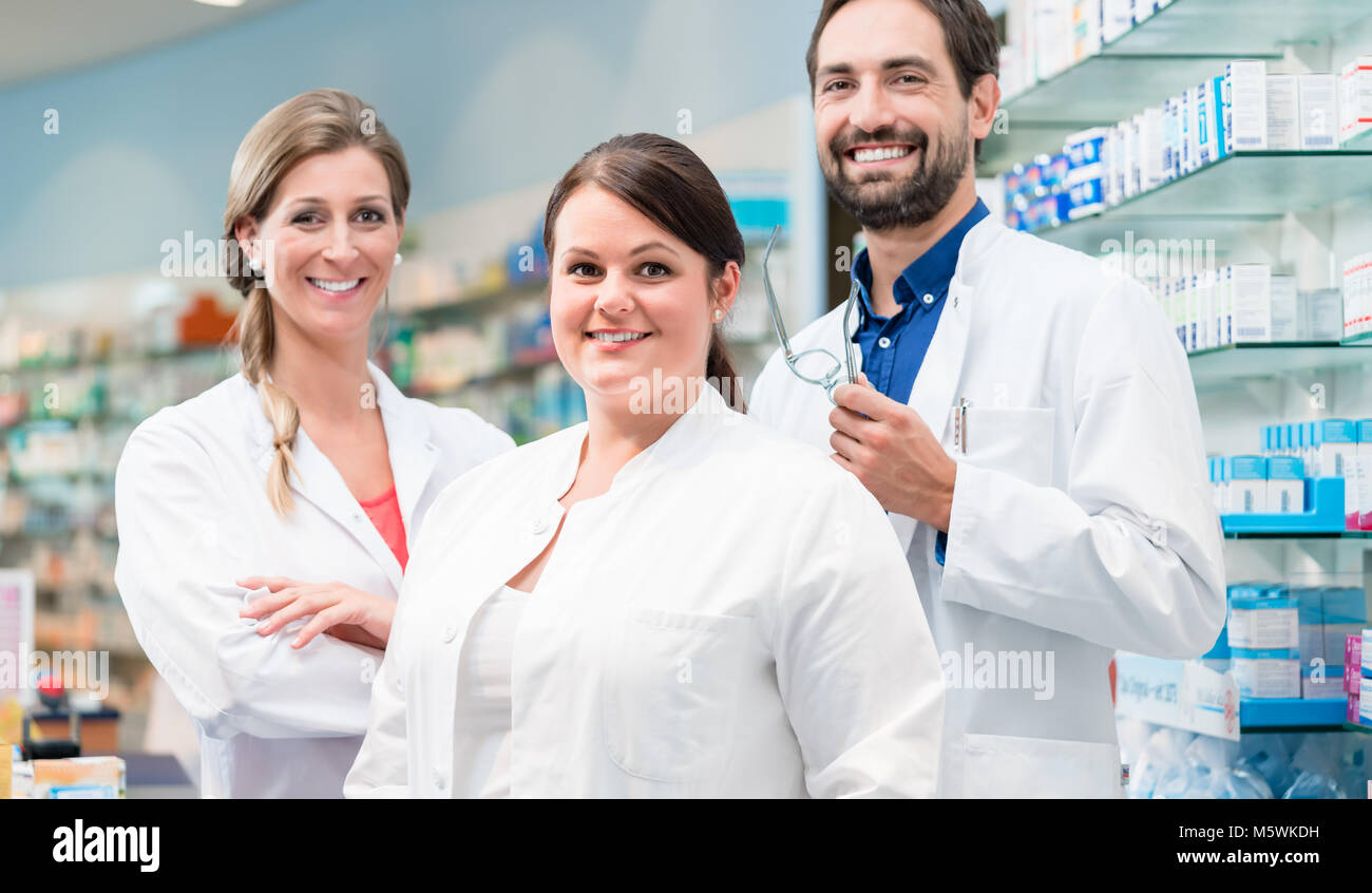 Pharmacy team hi-res stock photography and images - Alamy