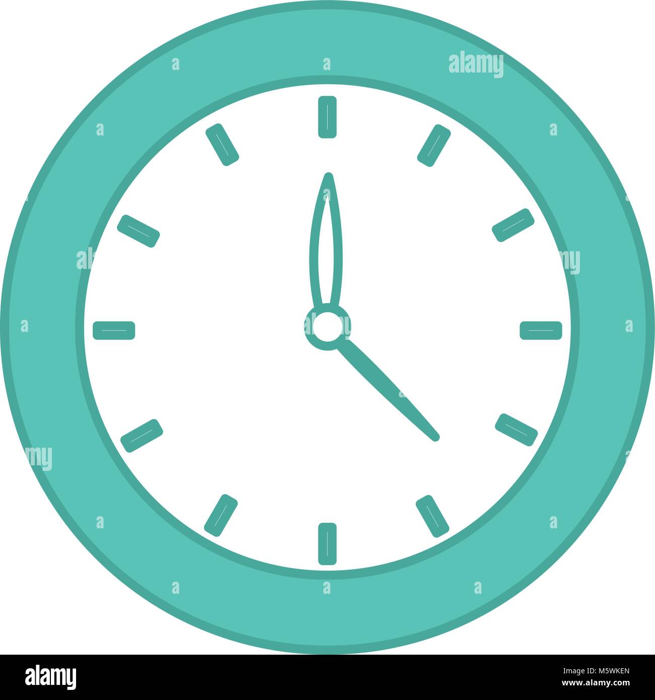 Isolated clock design Stock Vector Image & Art - Alamy