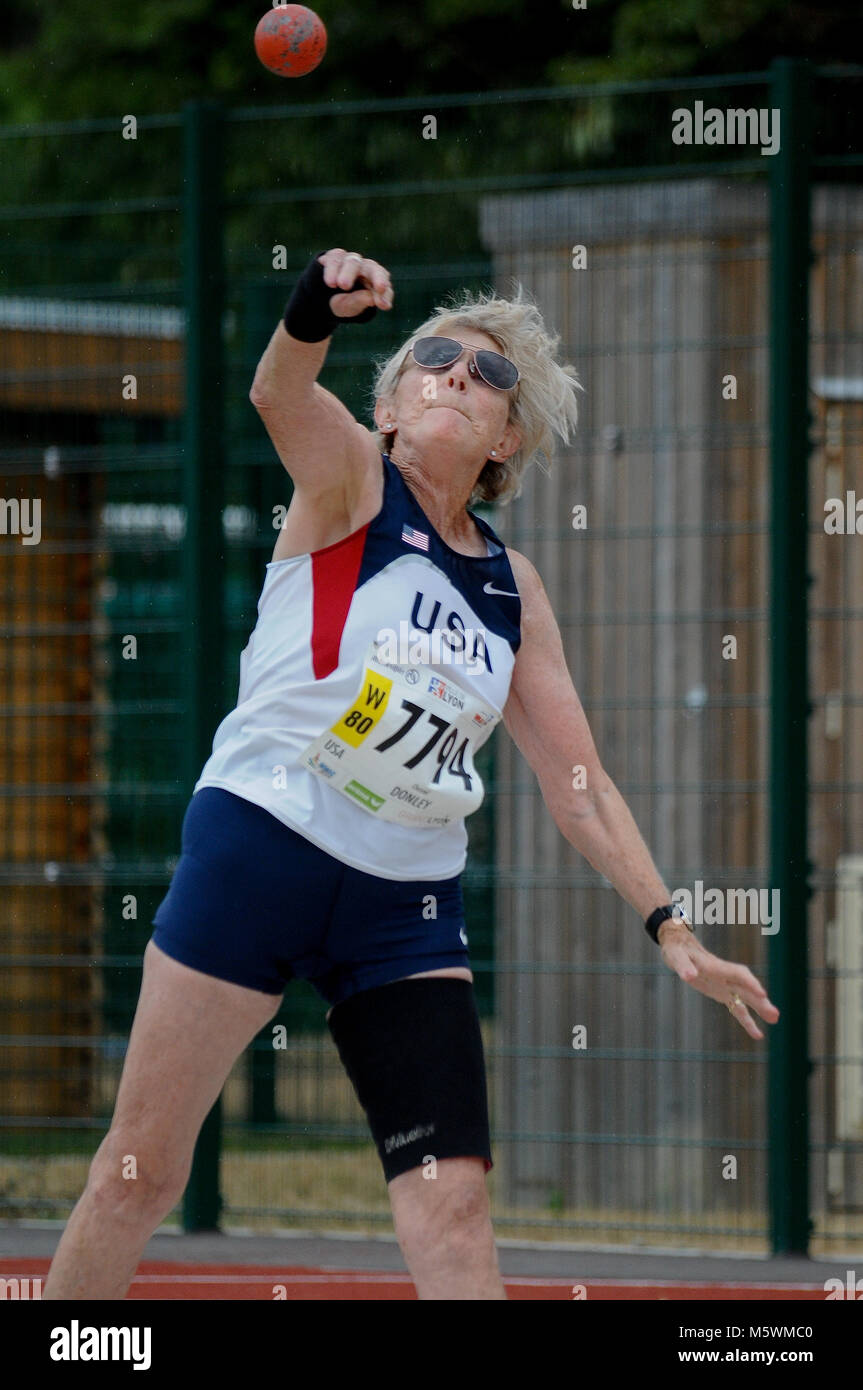 World Masters Athletics Championships, Lyon, France Stock Photo - Alamy