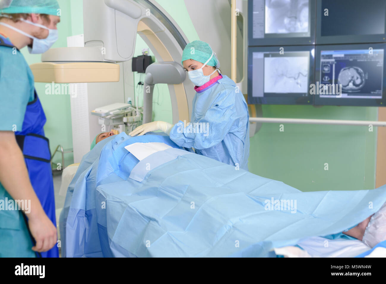 patient and surgeons before an operation Stock Photo - Alamy